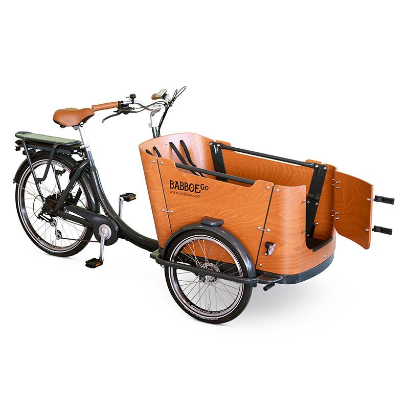 Elektrische Babboe Go bakfiets voor hond & 1-2 kinderen | Babboe